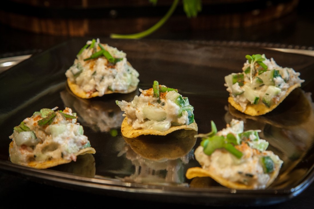 Elegance and Candy | Crab & Cucumber Canapes